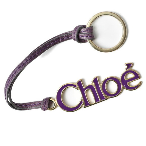 Chloe | Accessories | Chloe Keyring Bag Charm Keychain Motif Violet ...